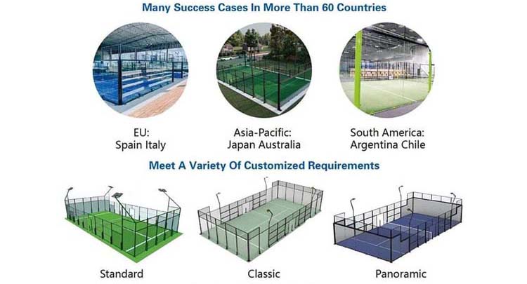 Laminated Glass Padel Court - China Dowin Glass Tech Co., Ltd.